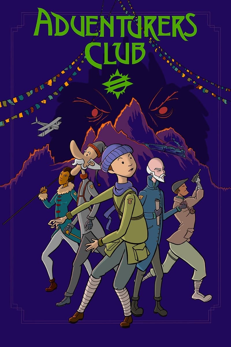 Adventurers Club Comic Homepage inspired by Disney's Adventureland