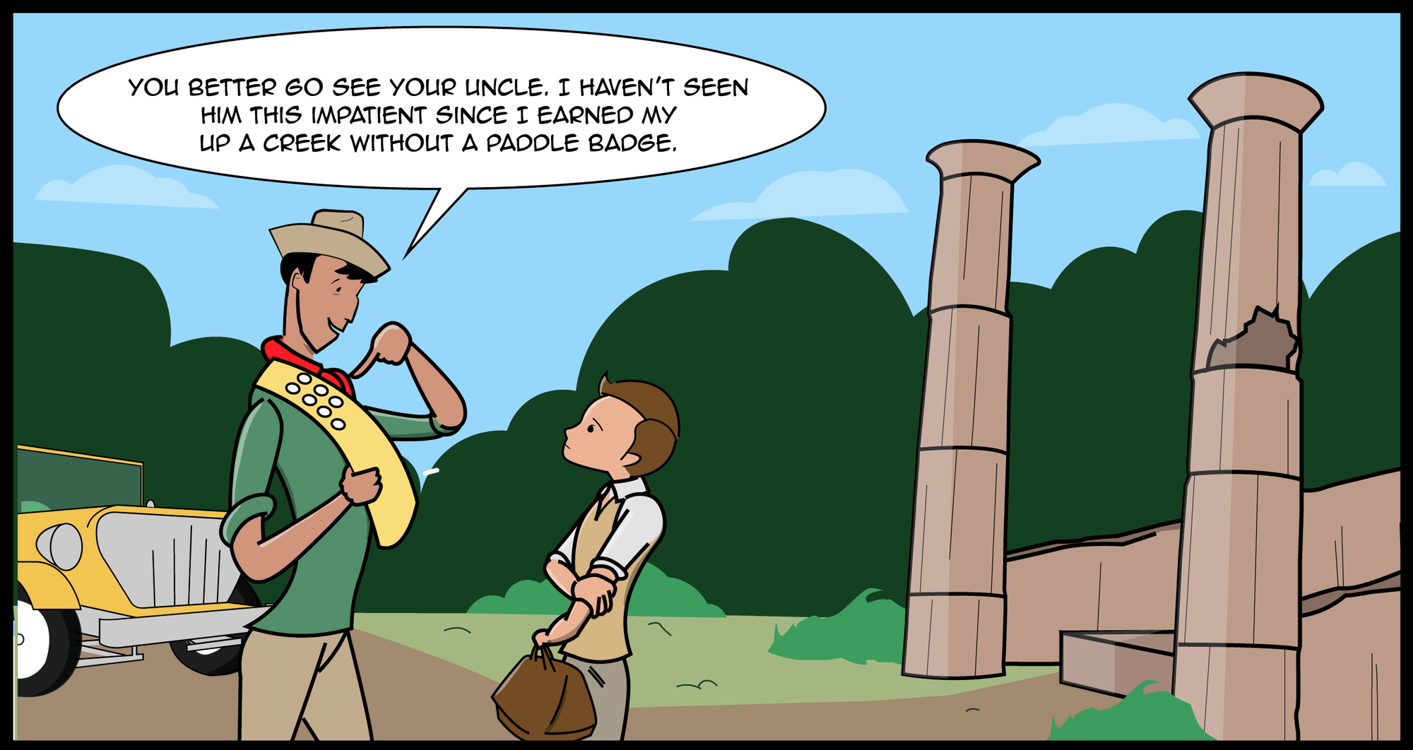 Adventurers Club Comic Chapter 2 page 1
